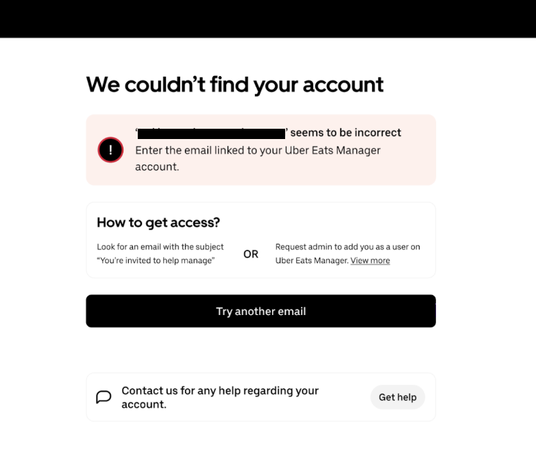 Troubleshooting Uber Eats Manager Login Issues | Merchants ...