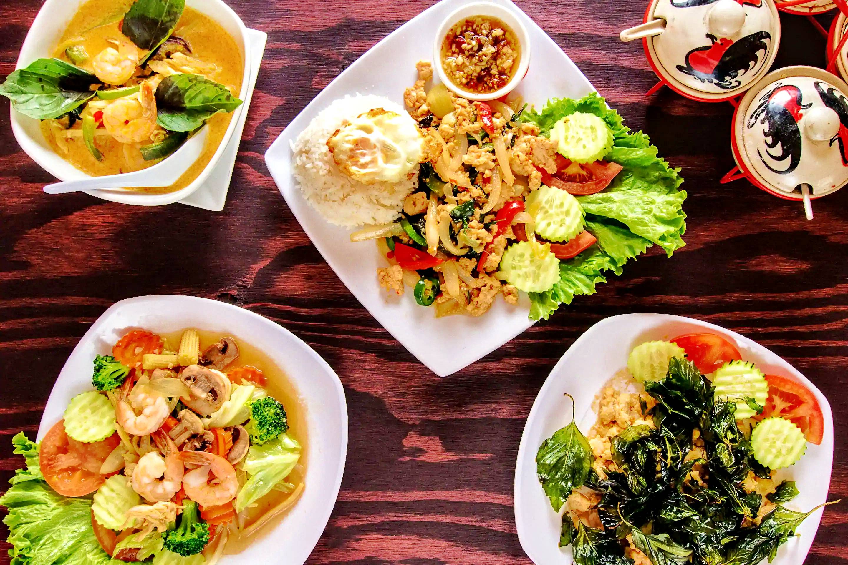 Order Thai Basil Menu Delivery【Menu & Prices】| Black Mountain | Uber Eats