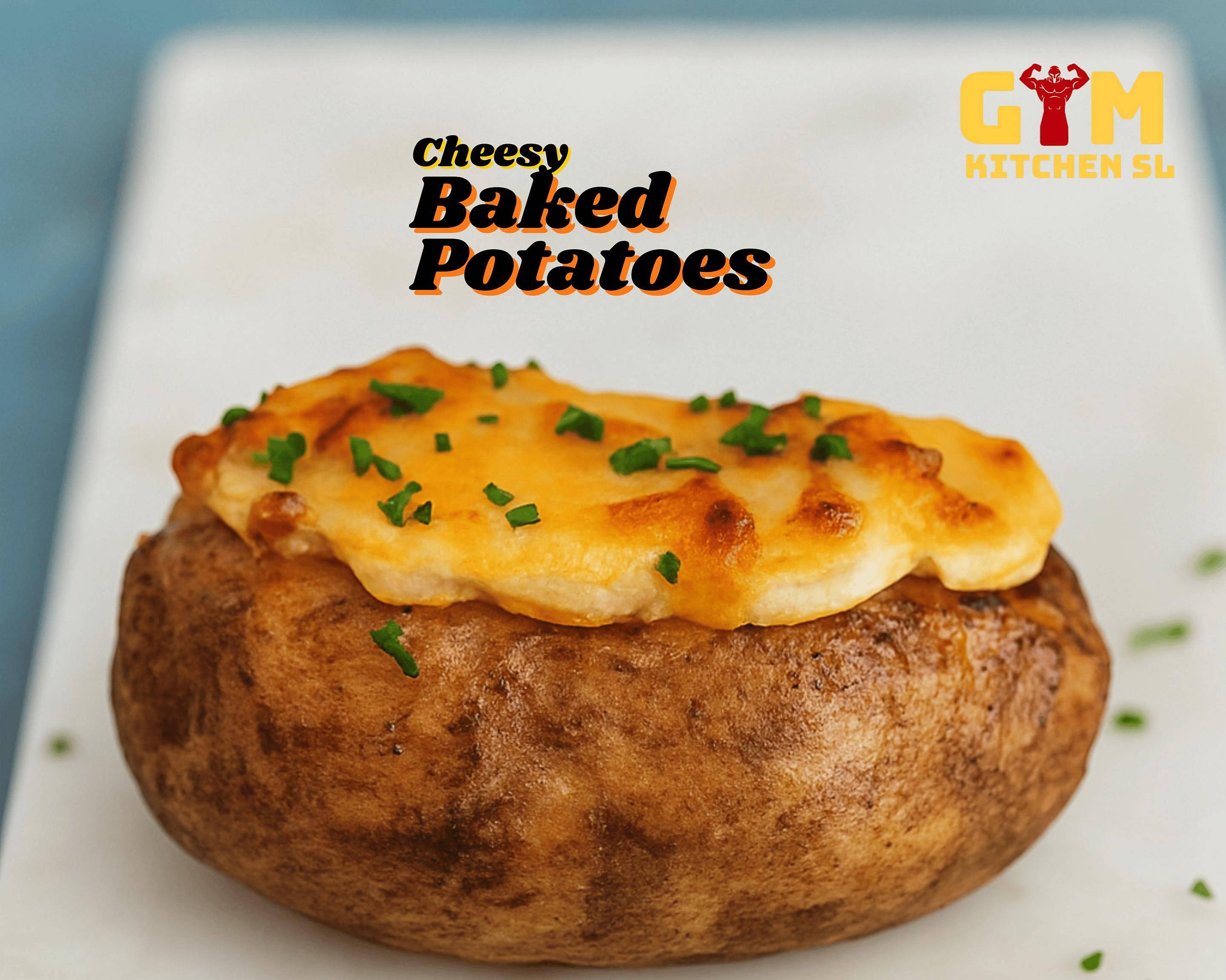 Cheesy Baked Potatoes by Gym Kitchen Delivery | Colombo | Uber Eats
