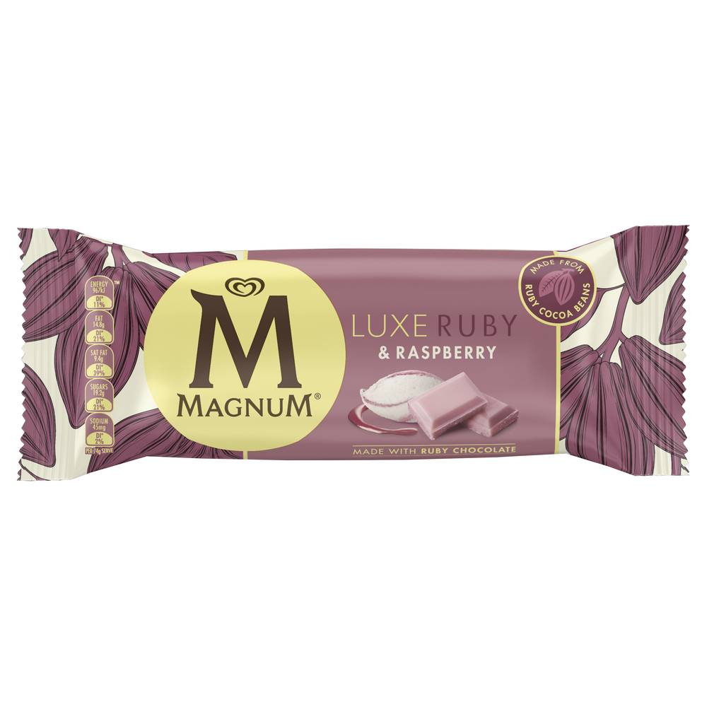 Magnum Ice Cream Dessert Stick Luxe Ruby Raspberry Frozen Delivery Near ...