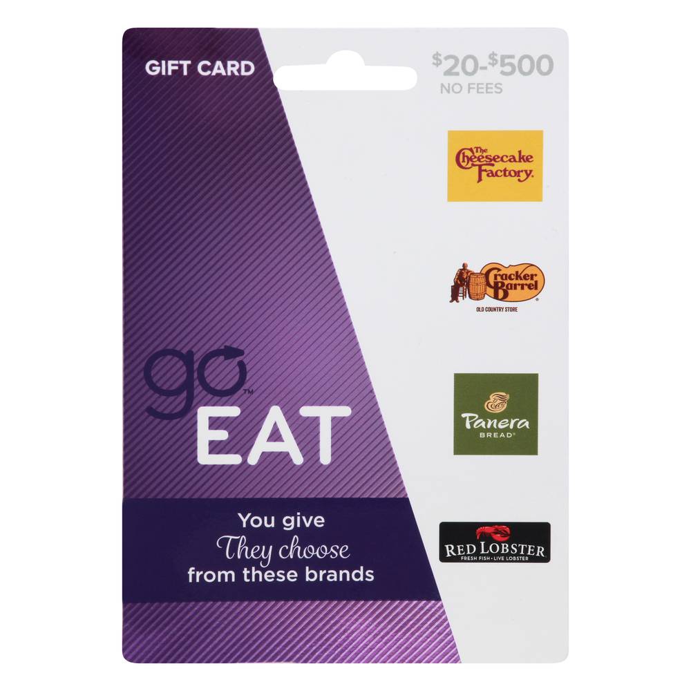 Go Eat Gift Card Delivery Near Me | Order Online | Uber Eats