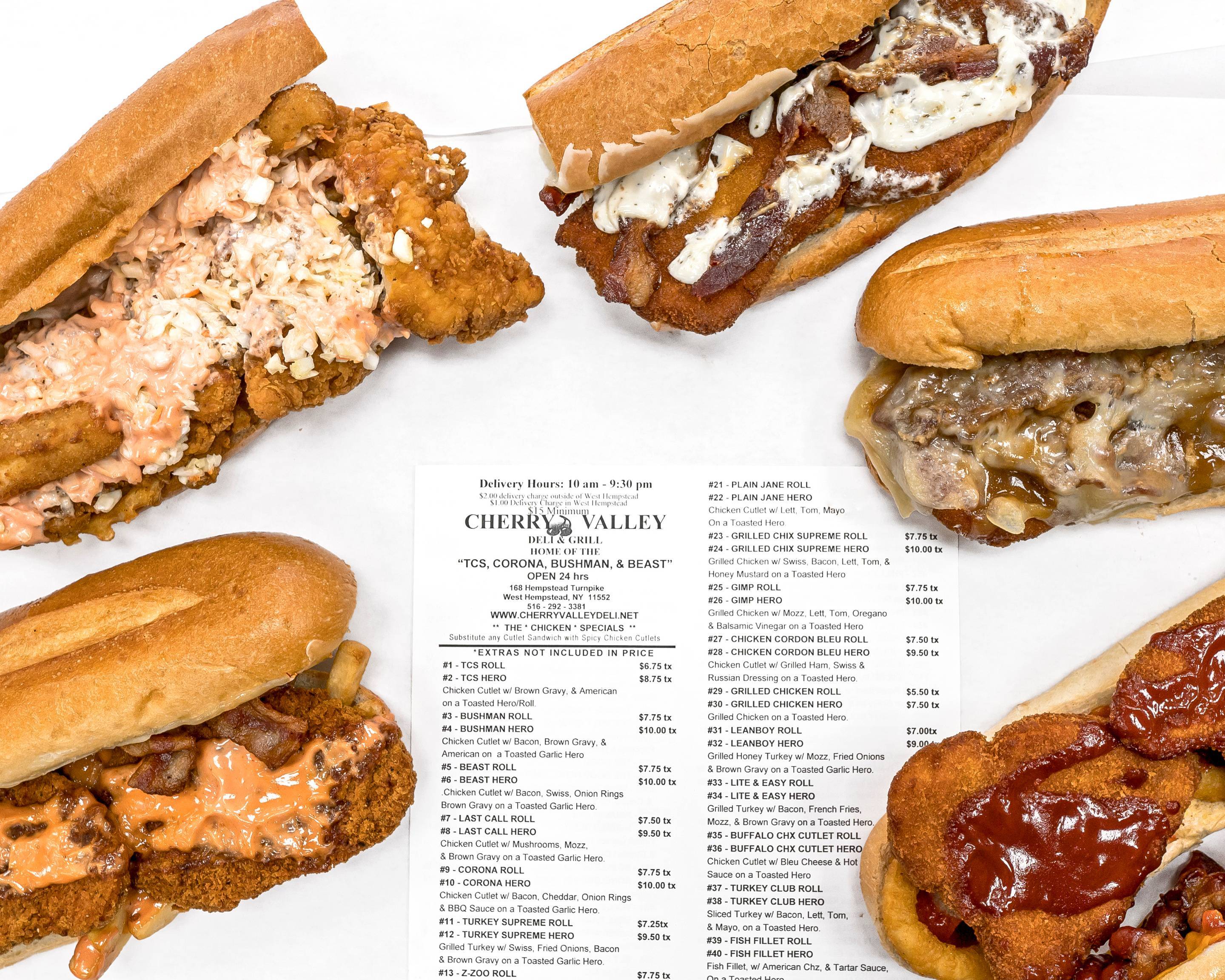Order Cherry Valley Deli & Grill - Menu & Prices - New York Delivery ...