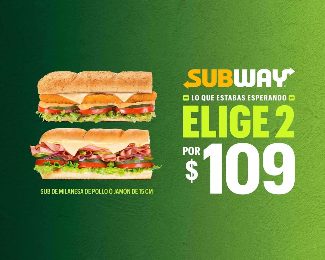 Subway (Ciudad Juarez Centro) Menú y Precios - Pide a Domicilio en ...