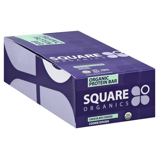 Square Organics Organic Protein Bar (chocolate coated cookie dough ...