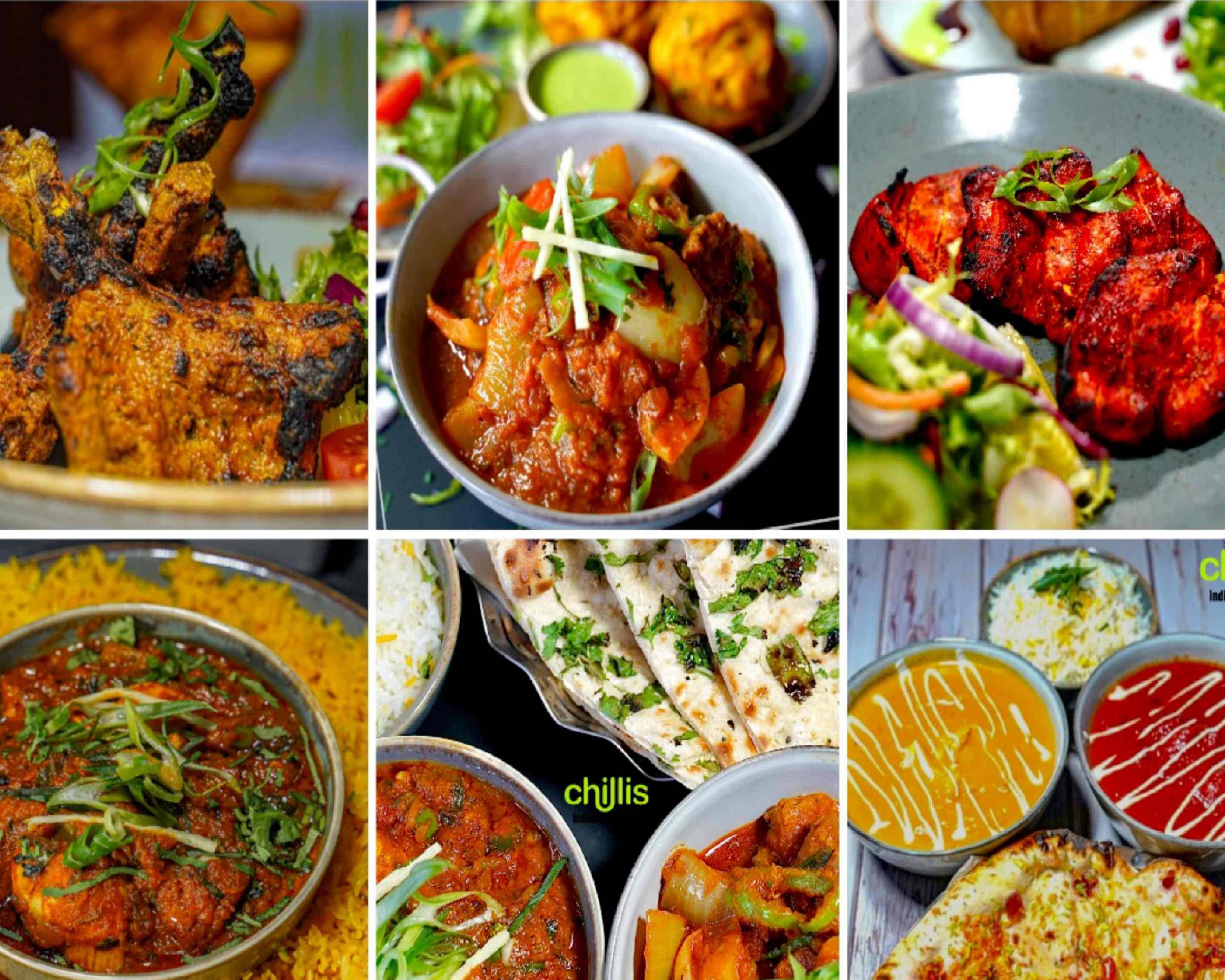 Chillis Indian Food 2 Go Menu & Prices - West Bridgford Delivery ...