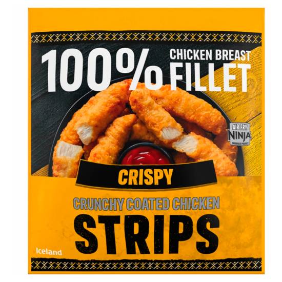 Iceland Crispy Chicken Breast Fillet Strips - Delivery in Under 25 ...