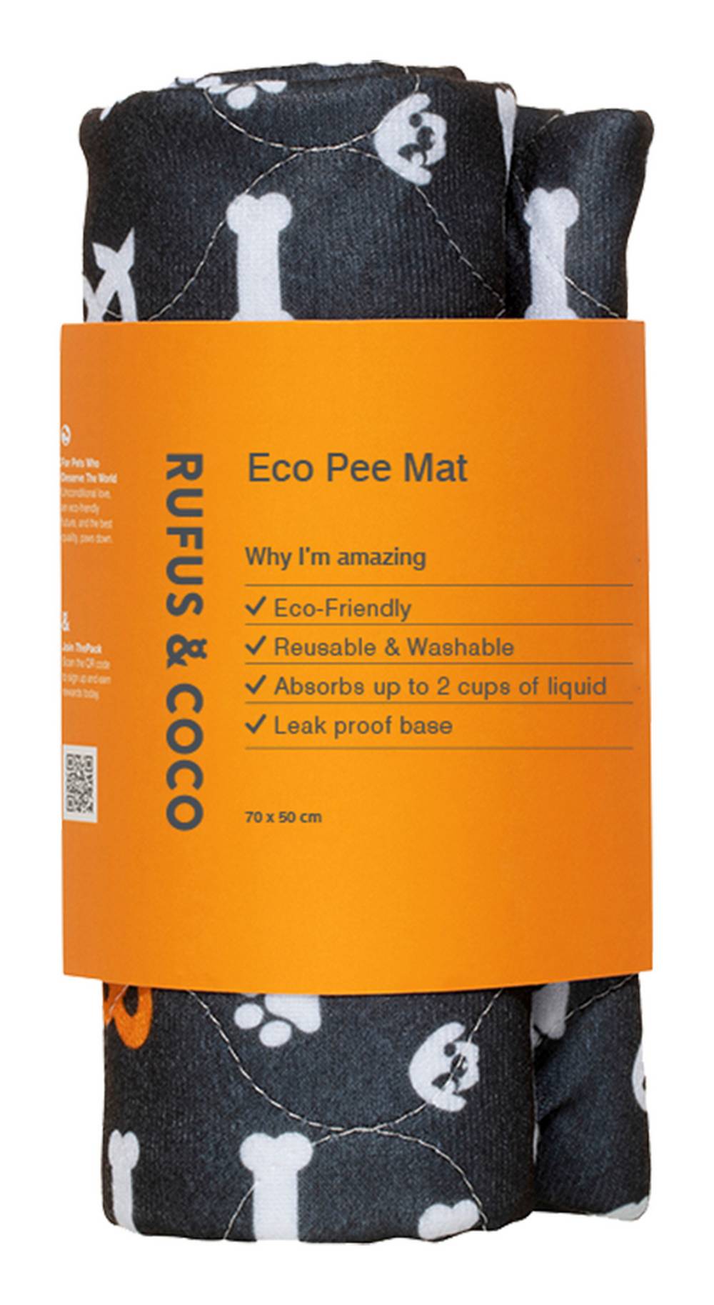 Rufus & Coco Eco Pee Mat 70cm X 50cm Delivery Near Me | Order Online ...