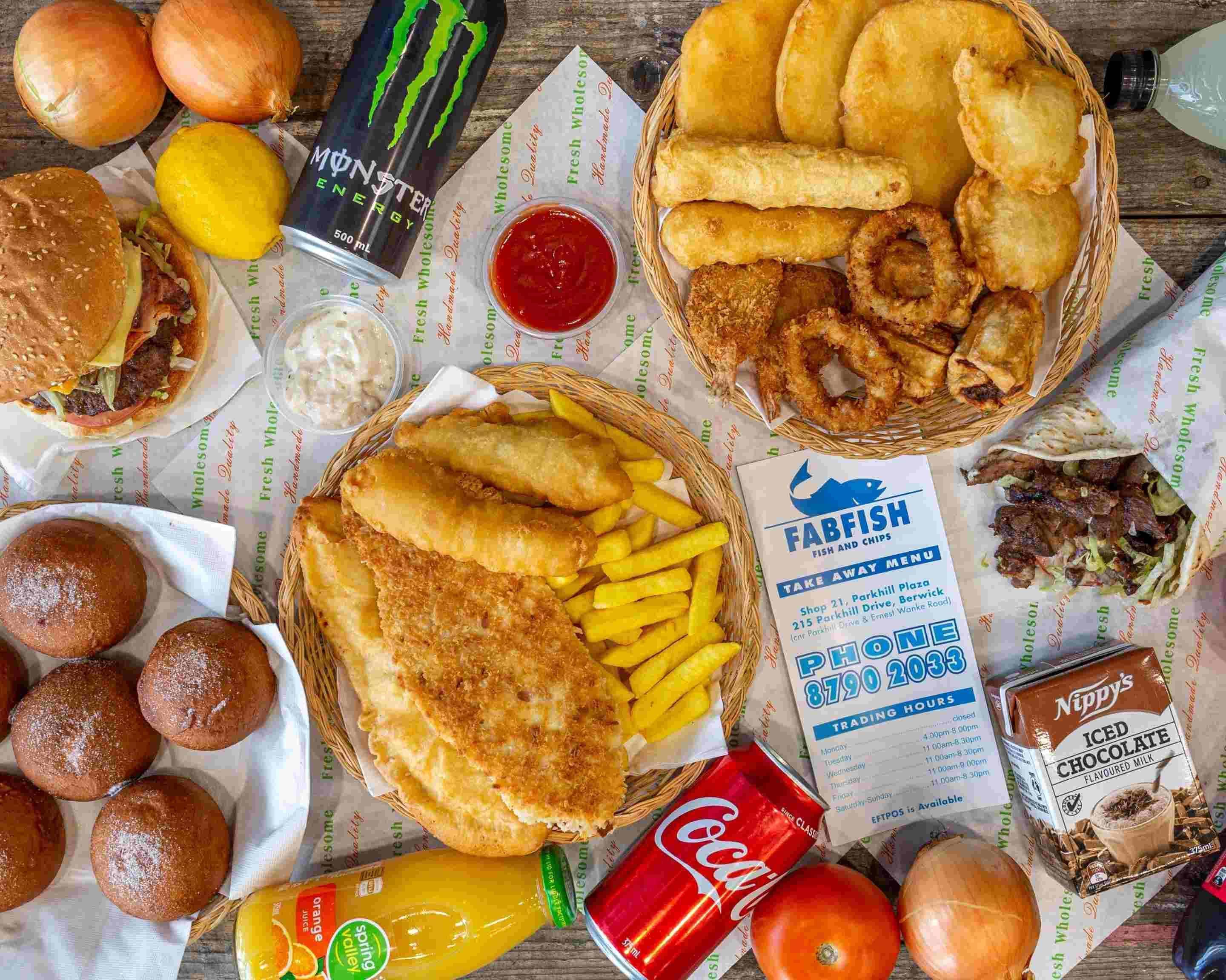 Order Fab Fish | Menu & Prices | Melbourne Delivery | Uber Eats