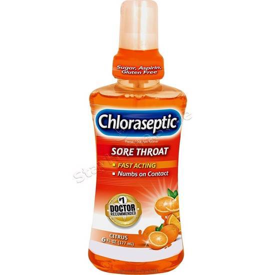 Chloraseptic Sore Throat Citrus (6 fl oz) | Delivery Near You | Uber Eats
