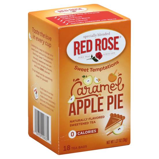 Red Rose Caramel Apple Pie Tea (18 ct, 0.07 oz) | Delivery Near You ...