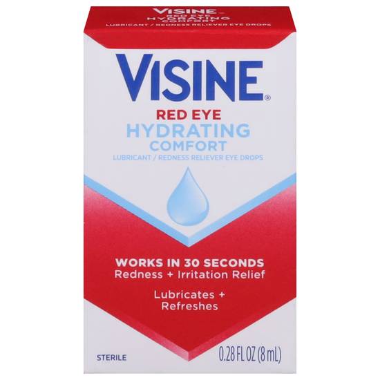 Visine Red Eye Hydrating Comfort Drops | Delivery Near You | Uber Eats