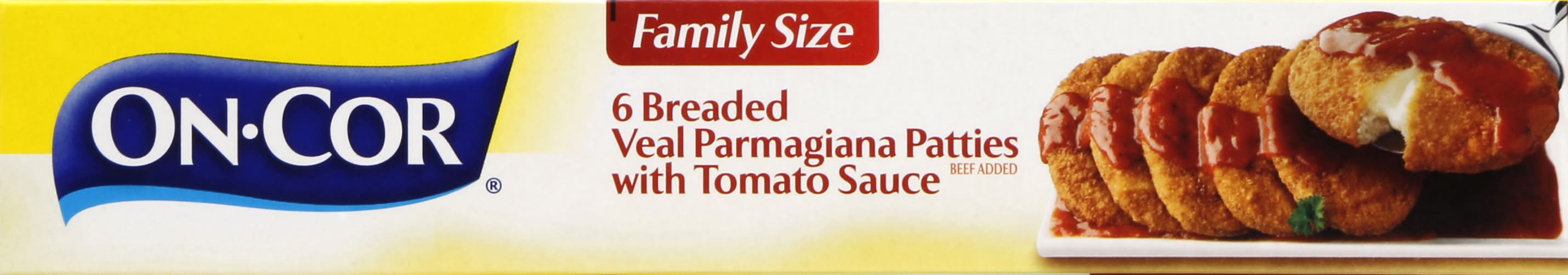 Save A Lot - On-Cor Veal Parmagiana Patties With Tomato Sauce (1.62 lbs ...