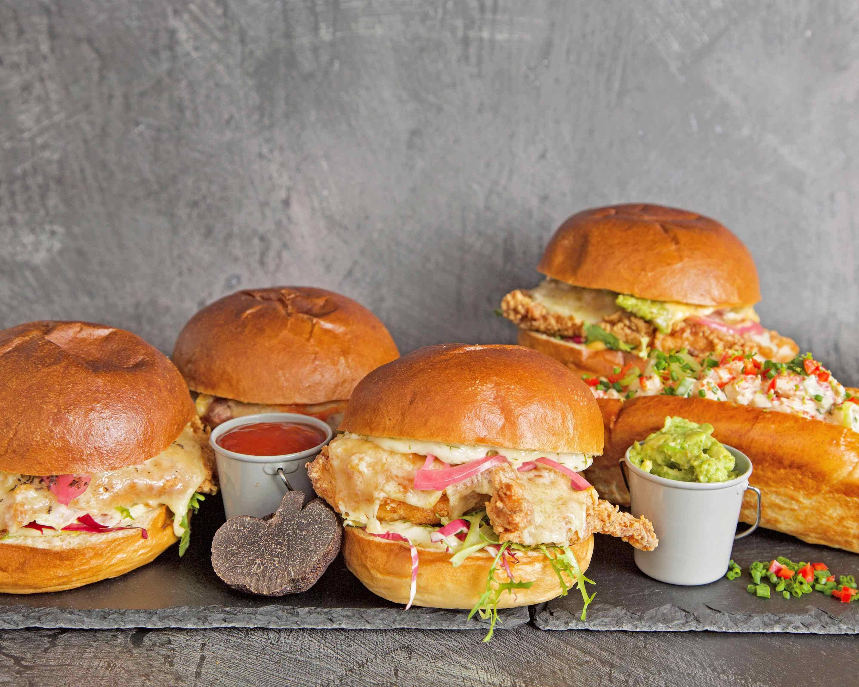 Lobster and burger delivery store