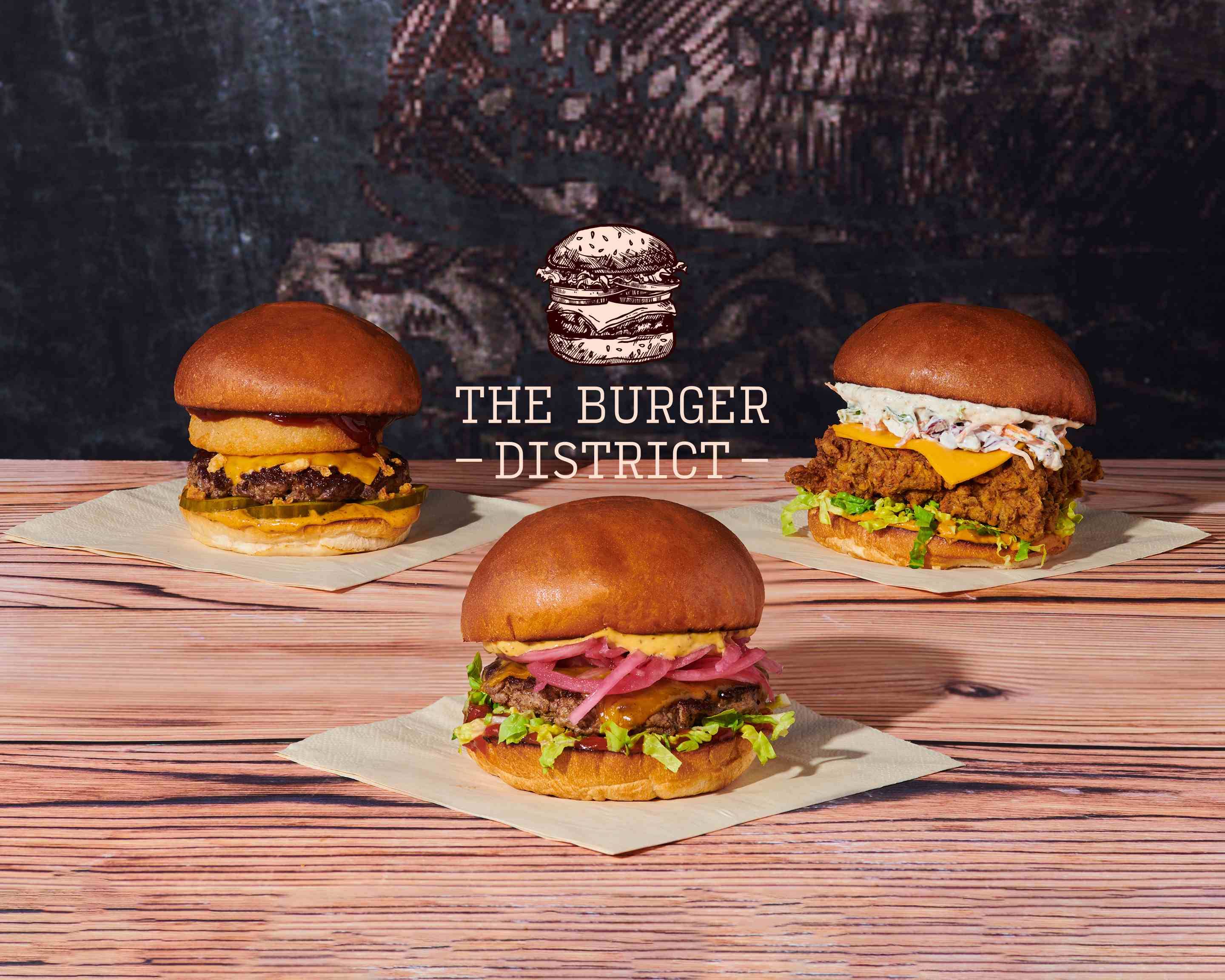 The Burger District - Belgrave Road Menu - Takeaway in London ...