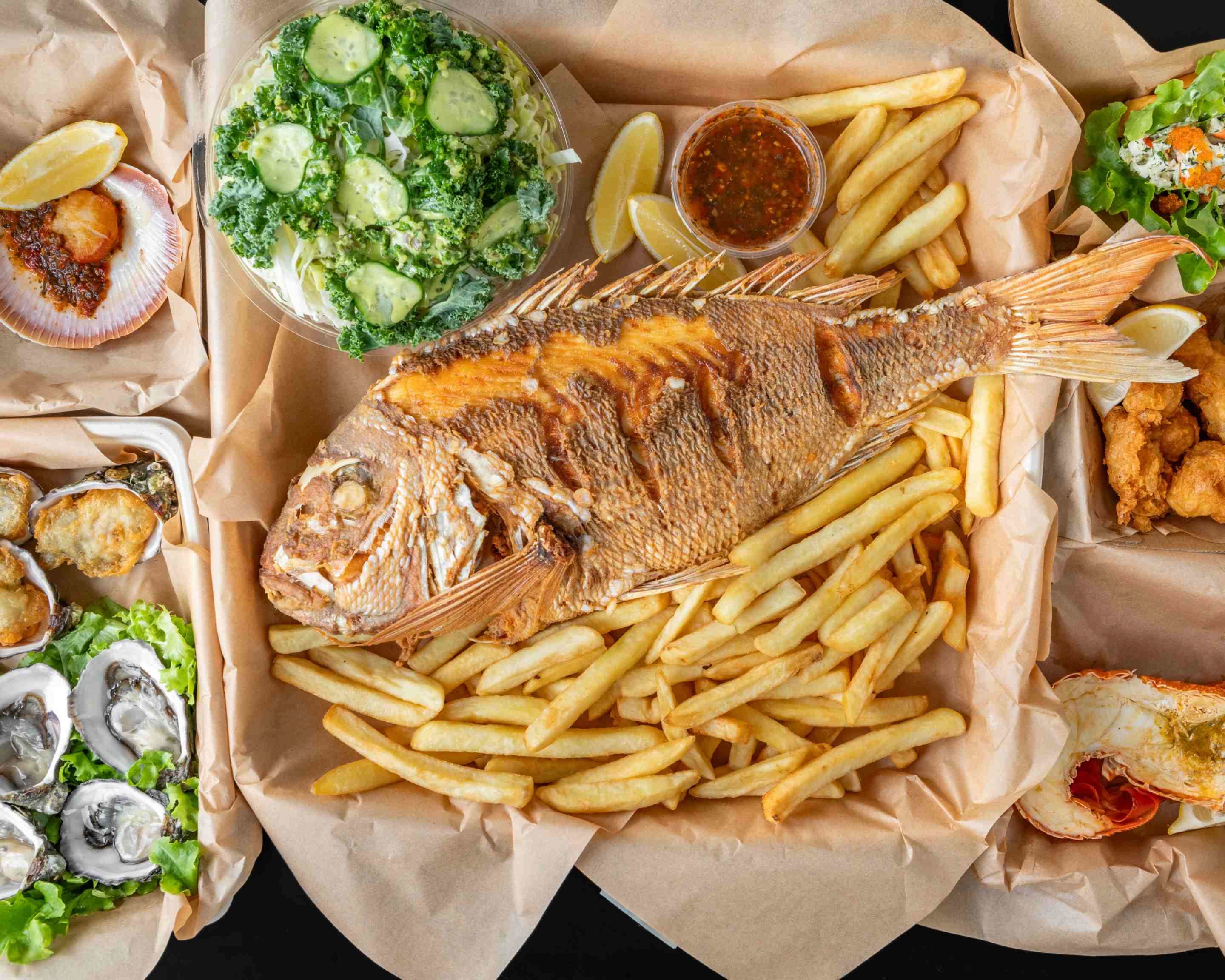 The Blue Lobster Fresh & Cooked Seafood (Mermaid Waters) Menu Takeout ...