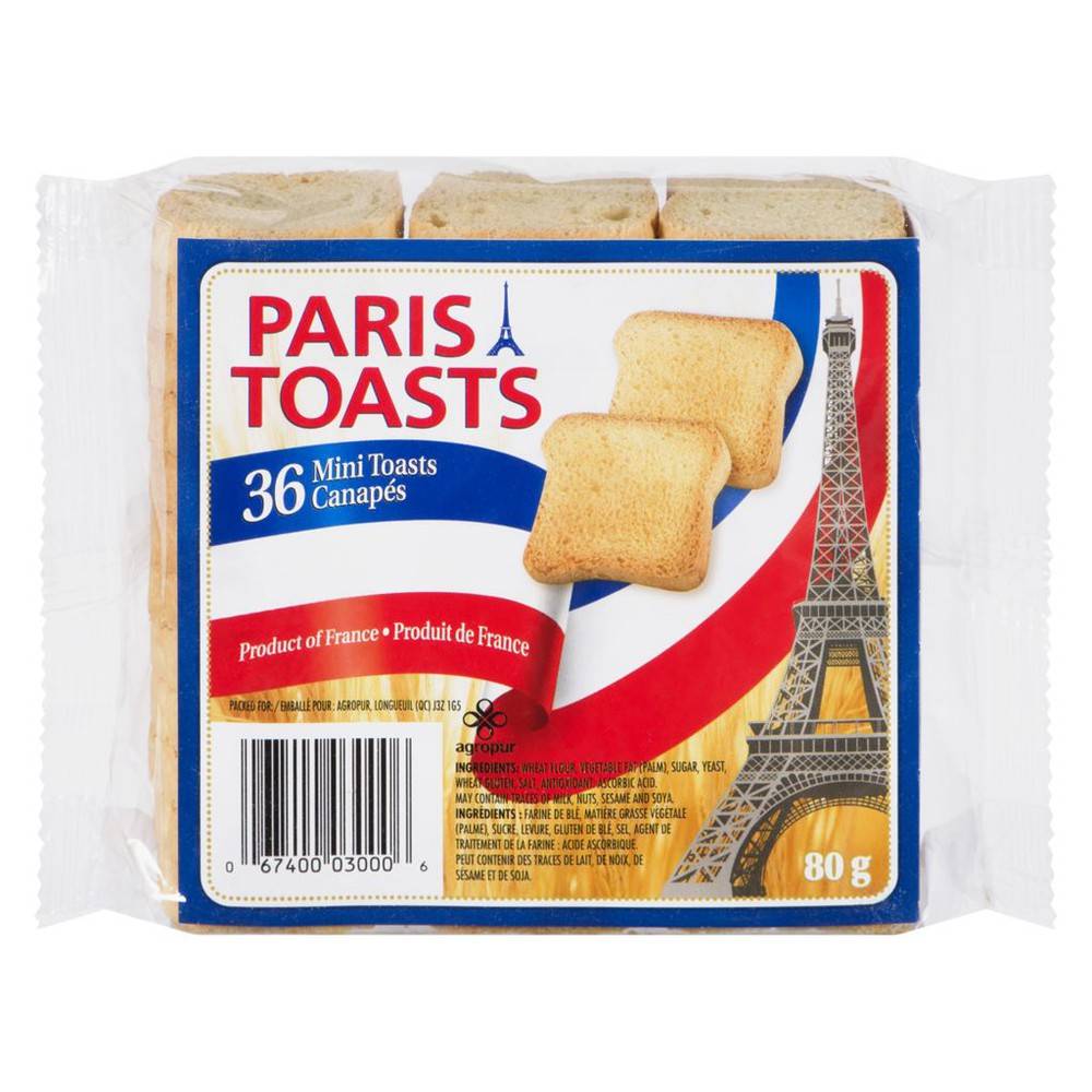 Paris Toasts Mini Toasts Delivery Near Me | Order Online | Uber Eats