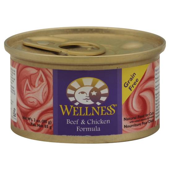 Wellness Beef & Chicken Formula Food For Cats |Entregas cerca de ti ...