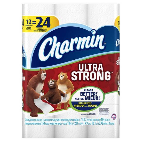 Charmin papel higiénico ultra strong (12 rollos) | Delivery Near You ...