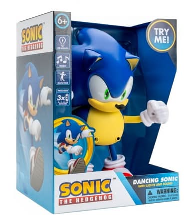 Sonic the Hedgehog Dancing Robot With Lights and Sound For Kids 6 ...