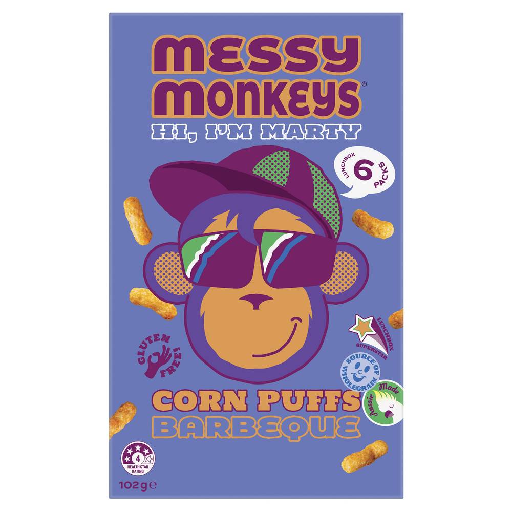 Messy Monkeys Corn Puffs Delivery Near Me | Order Online | Uber Eats