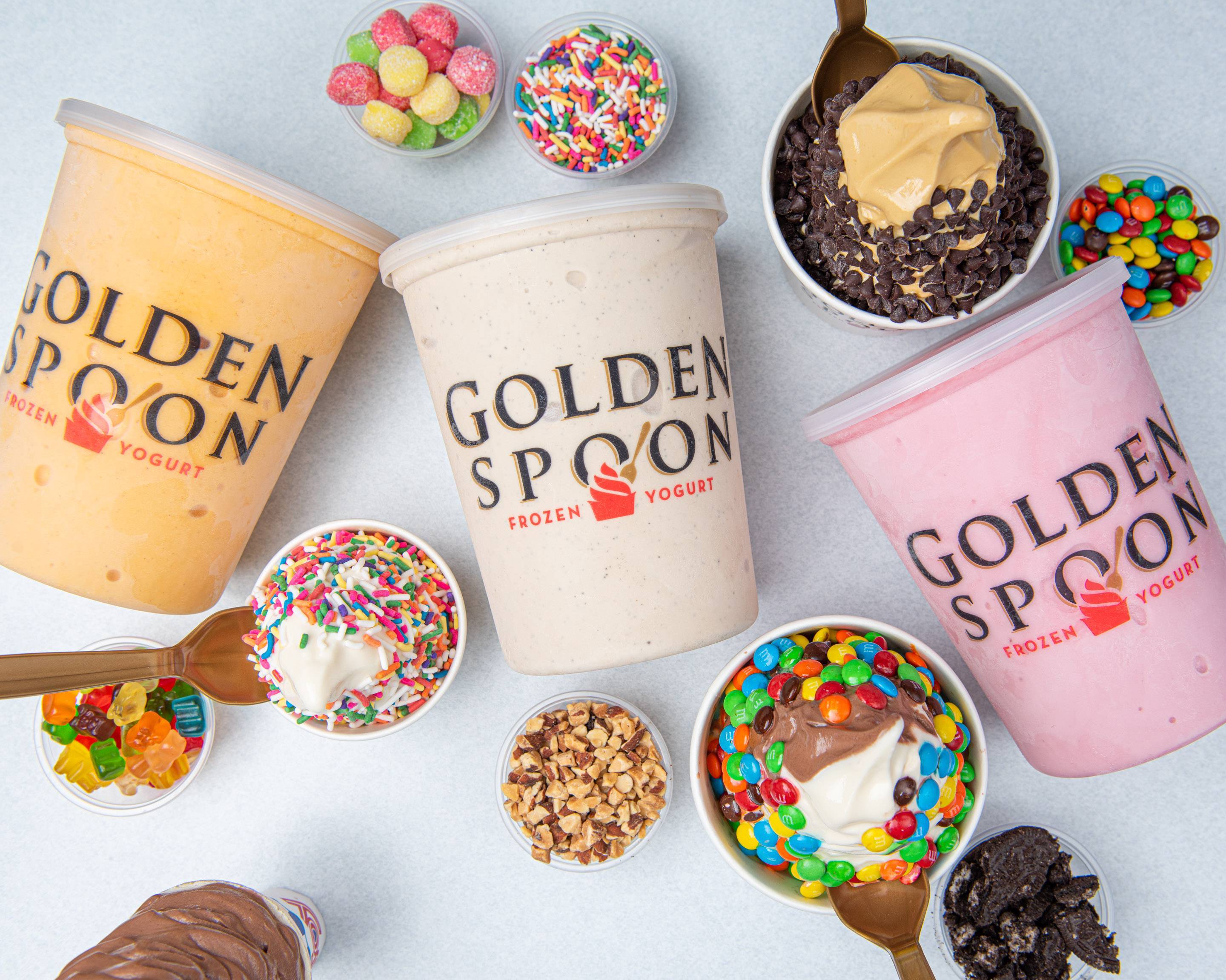 Golden Spoon Frozen Yogurt Menu Anaheim • Order Golden Spoon Frozen ...