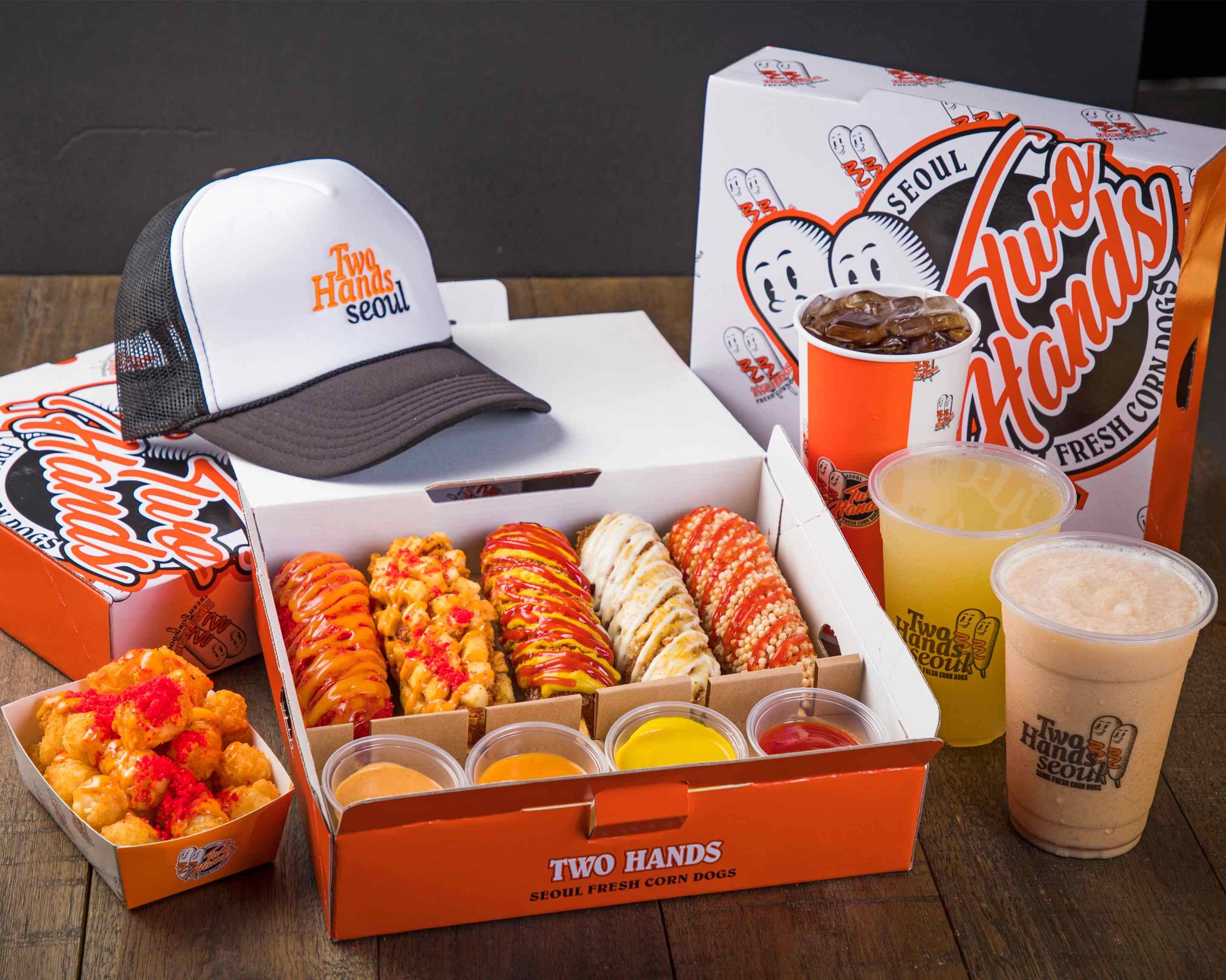 Two Hands Corn Dogs - Murphy Menu Murphy • Order Two Hands Corn Dogs ...