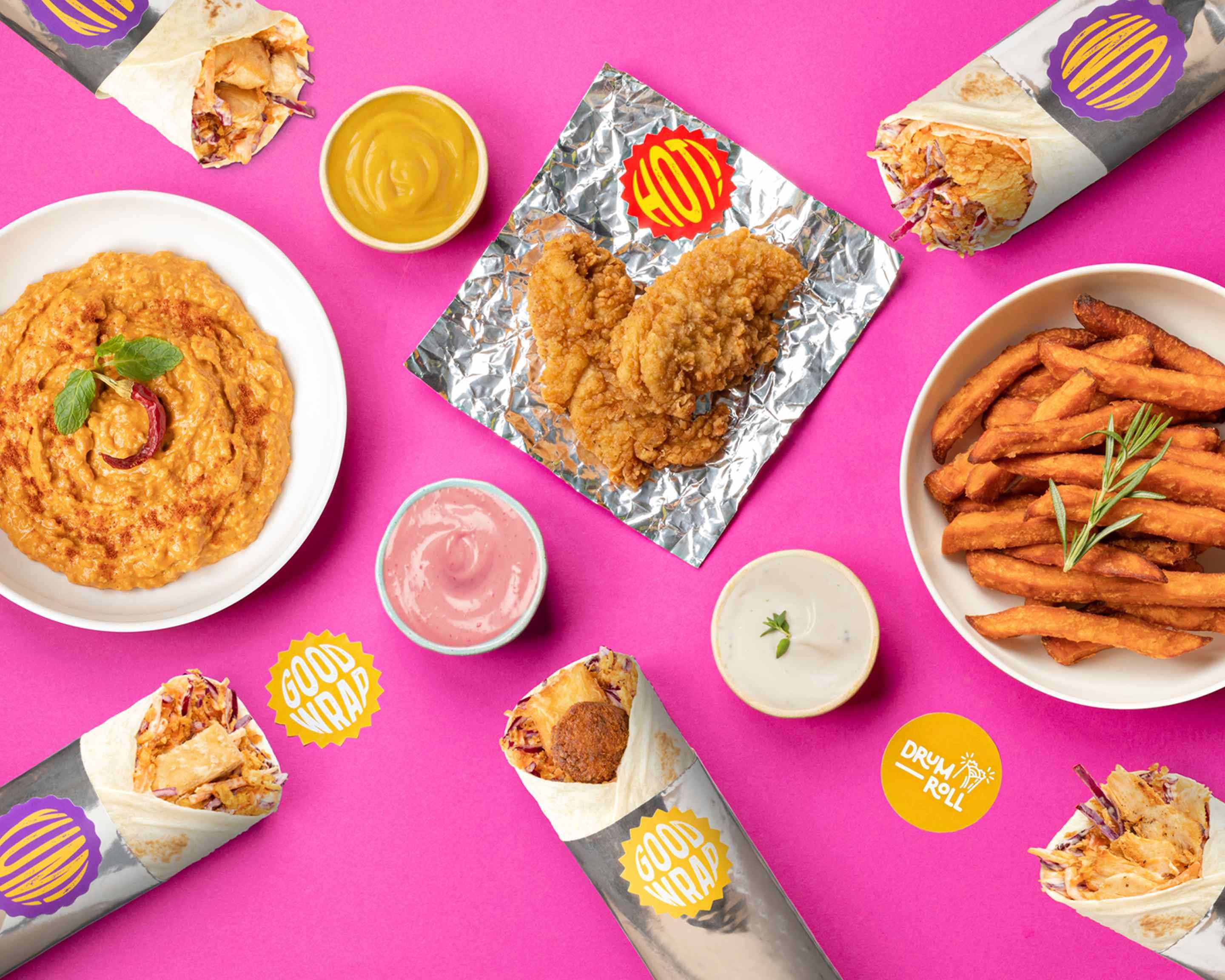 Drumroll - Wraps Menu - Takeaway in London | Delivery menu & prices ...