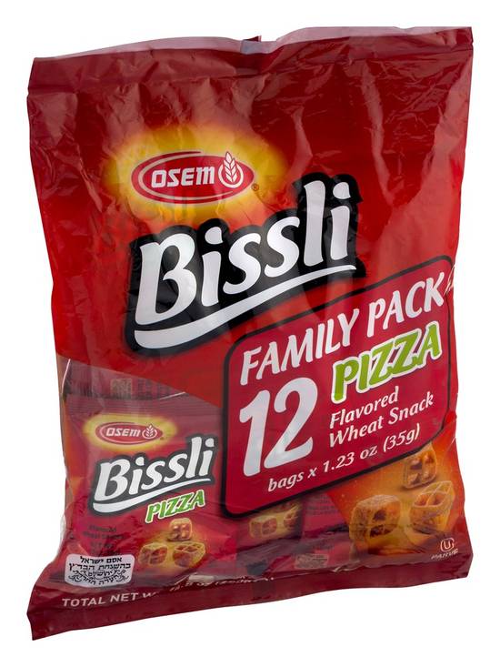 Osem pizza bissli famille 12pk (35 gr) - bissli pizza flav (12x35g ...