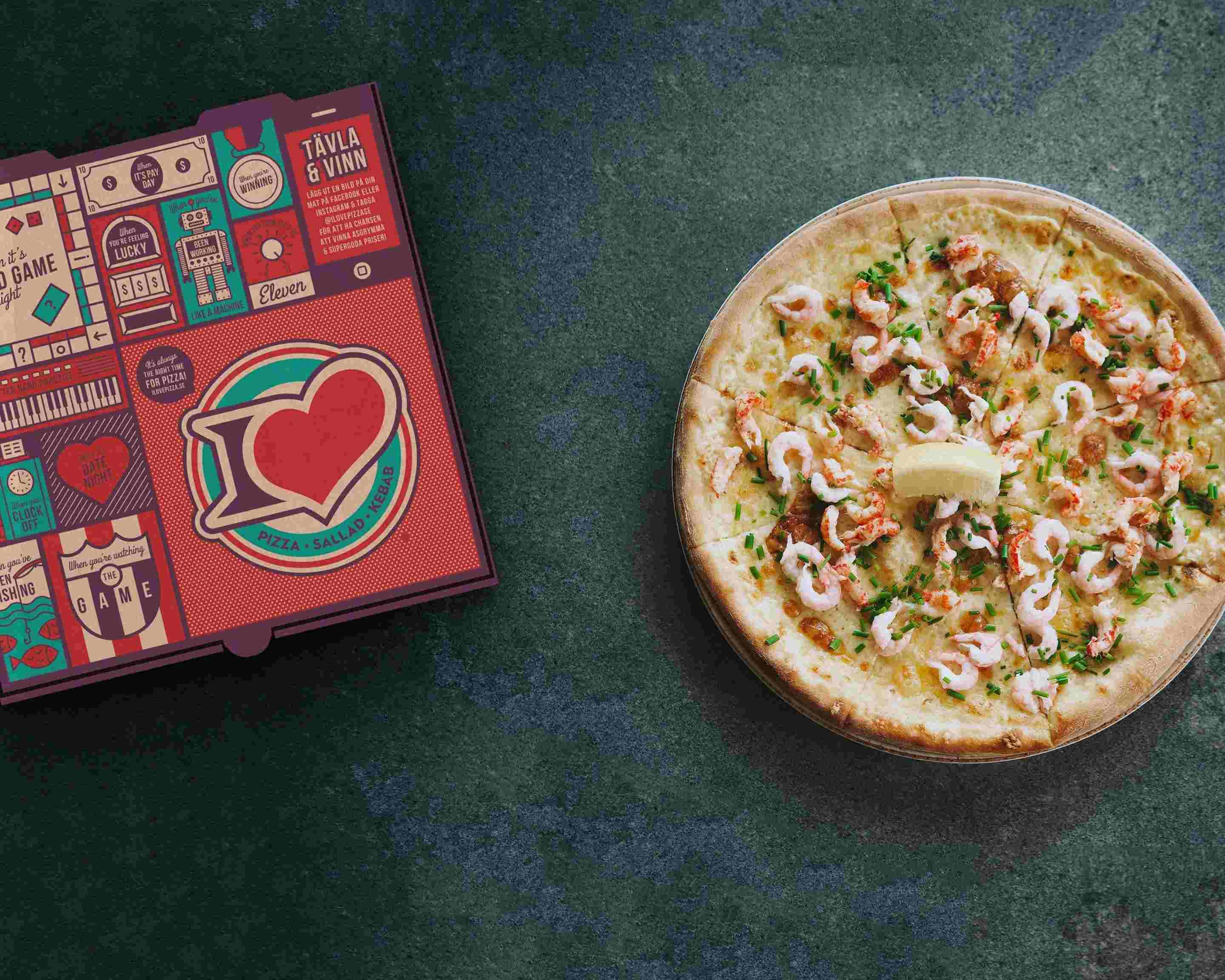 Beställ från I Love Pizza - Allum – meny och priser – hemkörning i ...