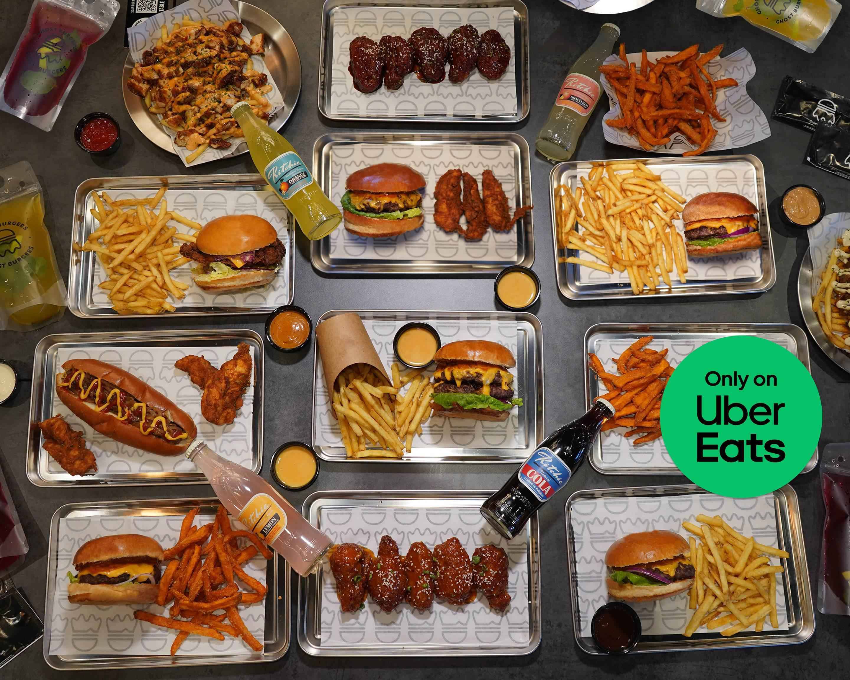 Ghost Burgers (Gants Hill) Menu & Prices - London Delivery - Order with Uber Eats