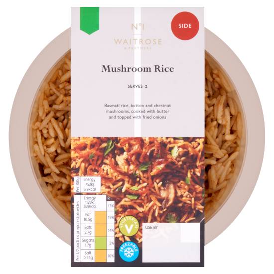 No.1 Waitrose & Partners No1 Mushroom Rice Delivery Near Me | Order ...