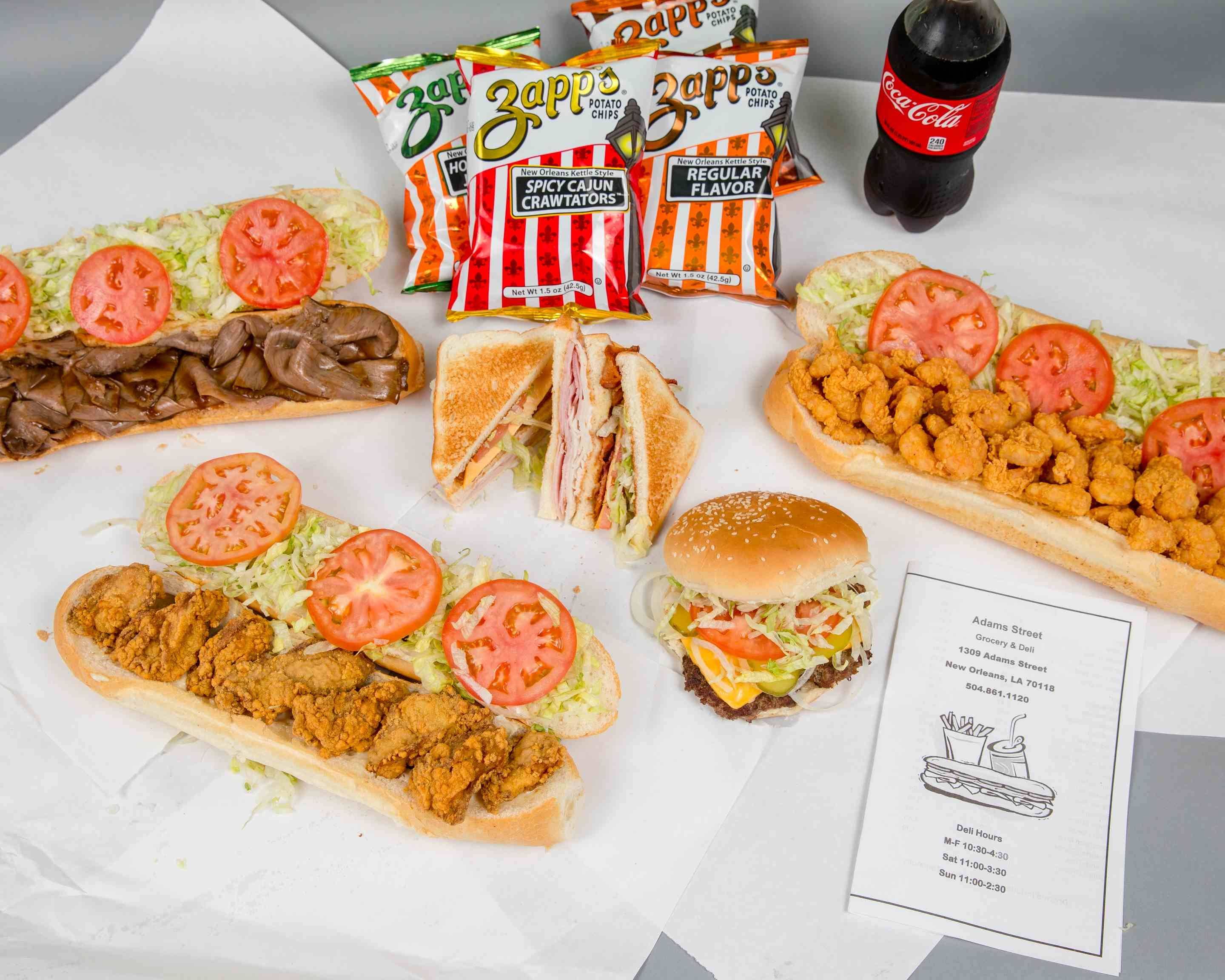 Order Adams Street Grocery and Deli - Menu & Prices - New Orleans ...