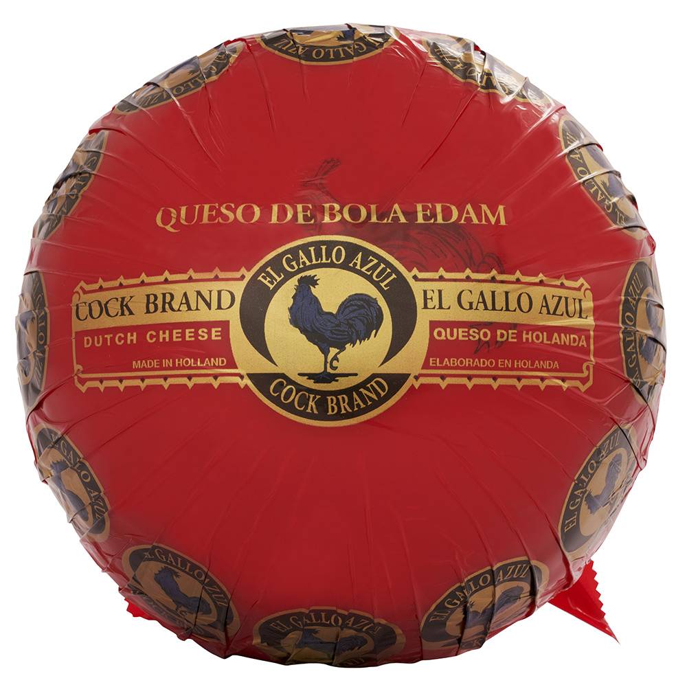 El Gallo Azul Queso de bola edam (unidad: 1 kg aprox) Delivery Near Me ...