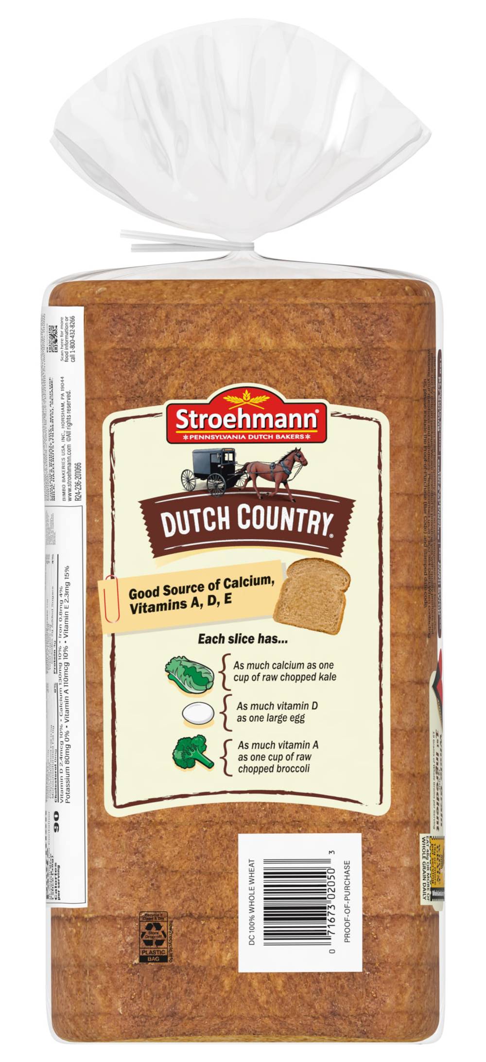 Stroehmann Dutch Country 100% Whole Wheat Bread - Delivery in Under an ...