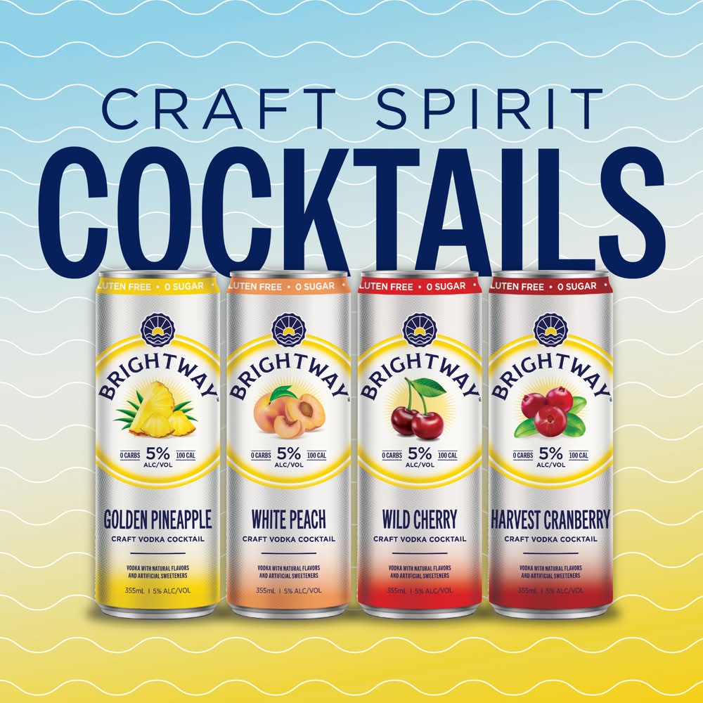 Brightway Zero Sugar Craft Vodka Cocktail Delivery Near Me | Order ...