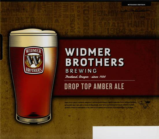 Widmer Brothers Drop Top Amber Ale Beer (12 ct, 12 fl oz) | Delivery ...