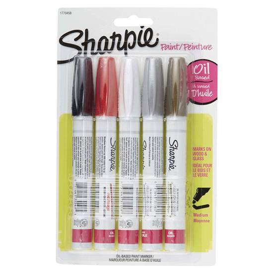 Sharpie 5 Pk Medium Point Paint Markers Basic Color | Delivery Near You ...