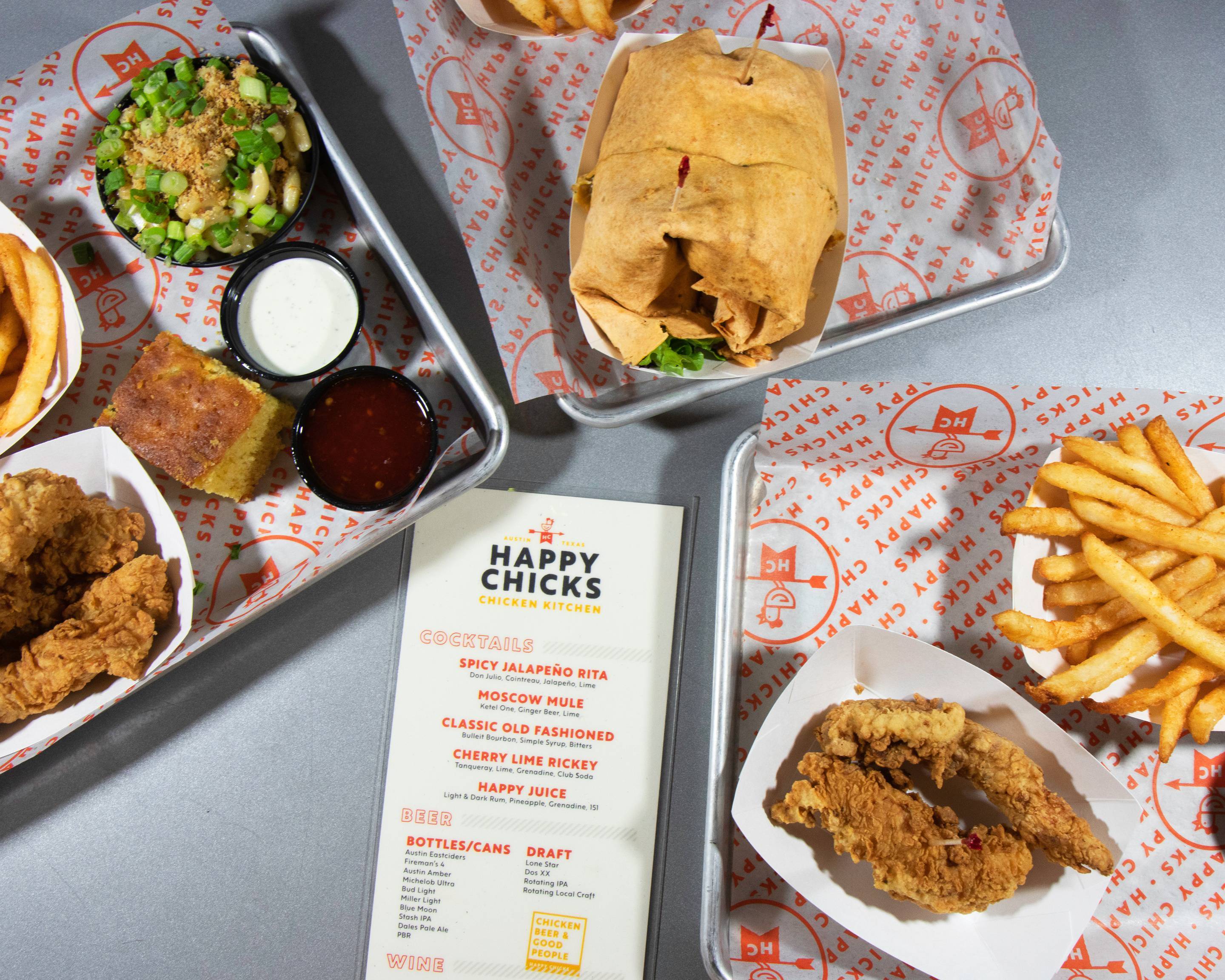 Order Happy Chicks (Burnet Rd) Menu Delivery in Austin | Happy Chicks ...