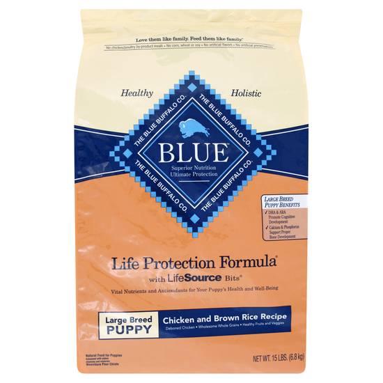 Blue Buffalo Life Protection Formula Chicken & Brown Rice Recipe Large ...