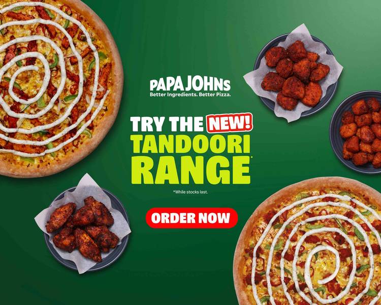 Papa John's Pizza (Plymouth - Mutley Plain) Menu - Takeaway in South ...