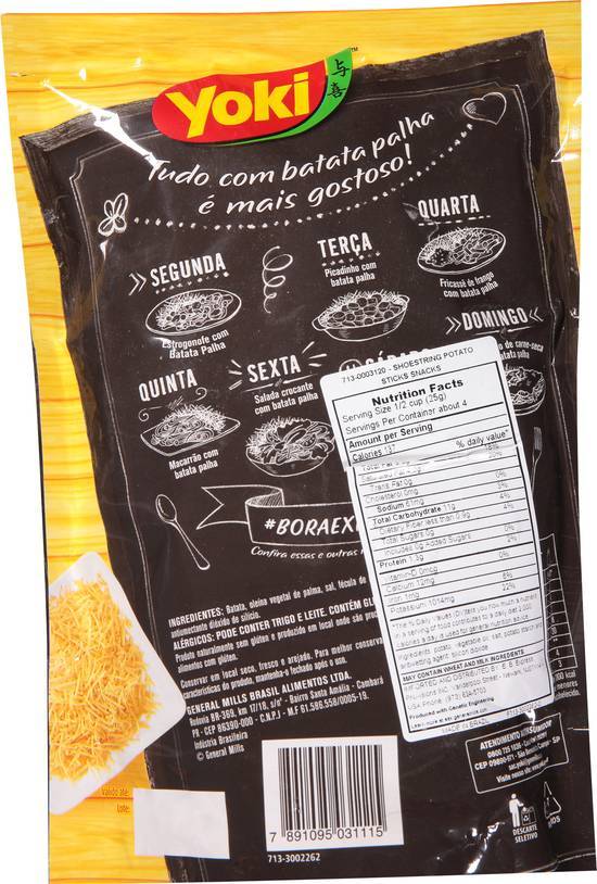 Yoki Potato Sticks Snacks |Entregas cerca de ti | Uber Eats