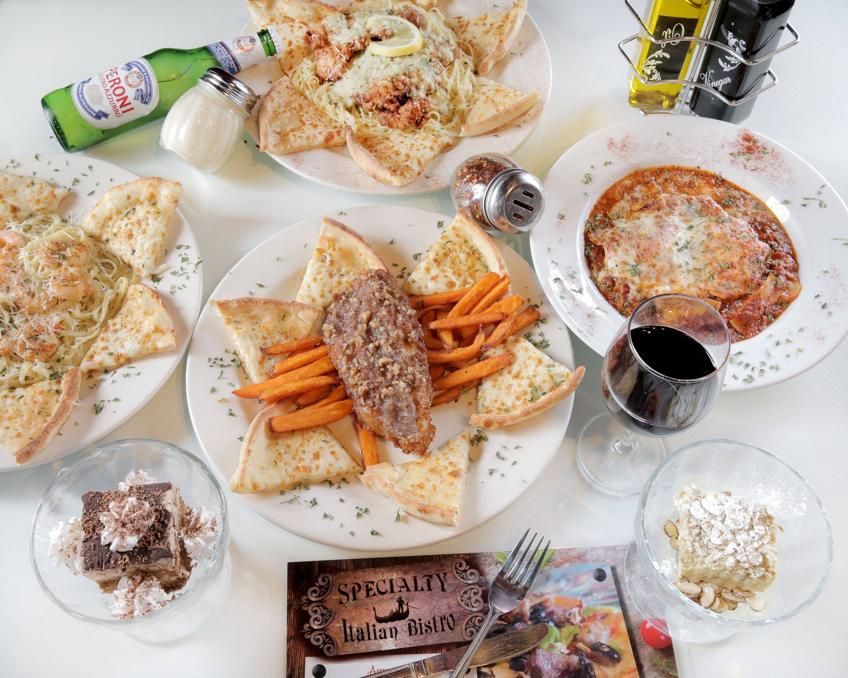Specialty Italian Bistro Menu Terrytown • Order Specialty Italian ...