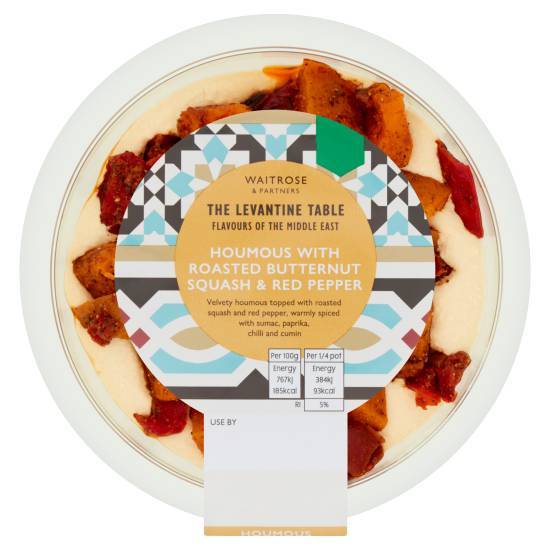 Waitrose & Partners Houmous With Roasted Butternut Squash & Red Pepper ...