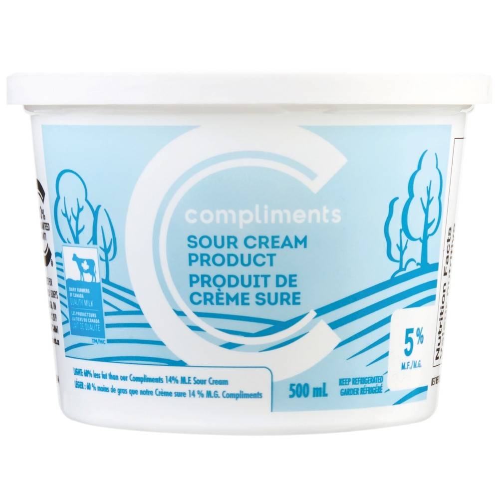 Compliments Crème sure 5% légère Delivery Near Me | Order Online | Uber ...