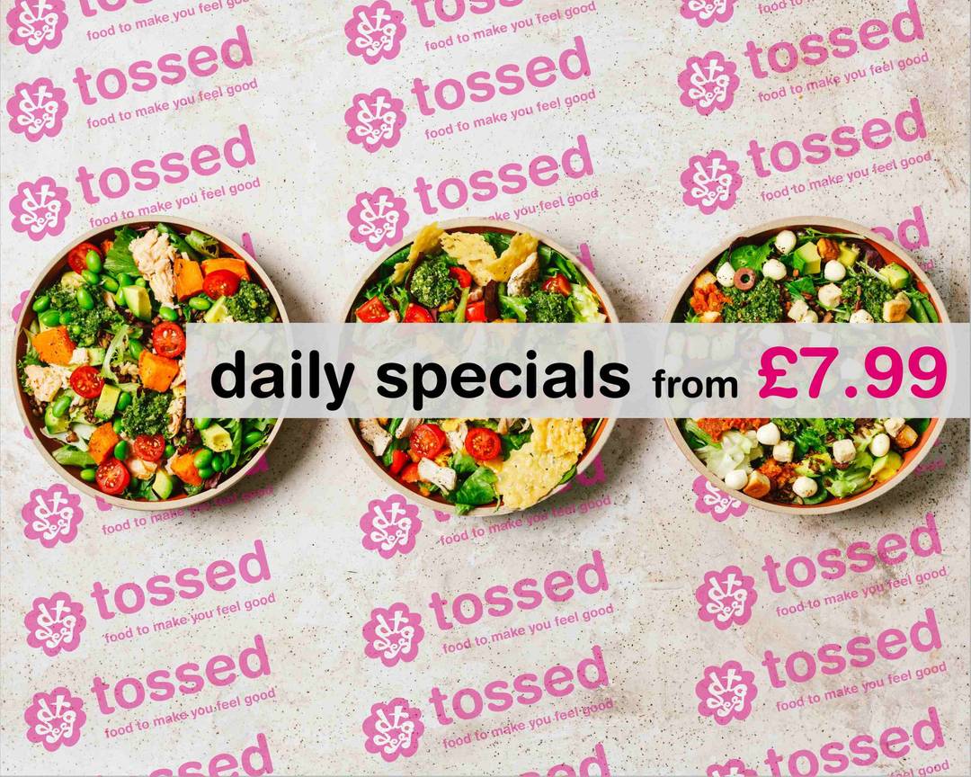 Tossed (Victoria Street) Menu - Takeaway in London | Delivery menu ...