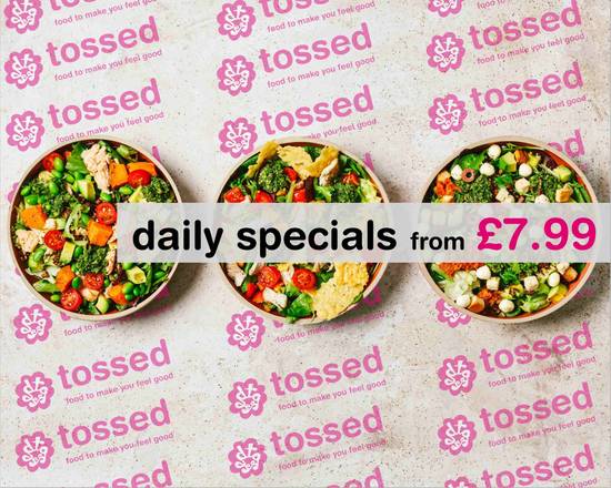 Tossed (Victoria Street) Menu - Takeaway in London | Delivery menu ...
