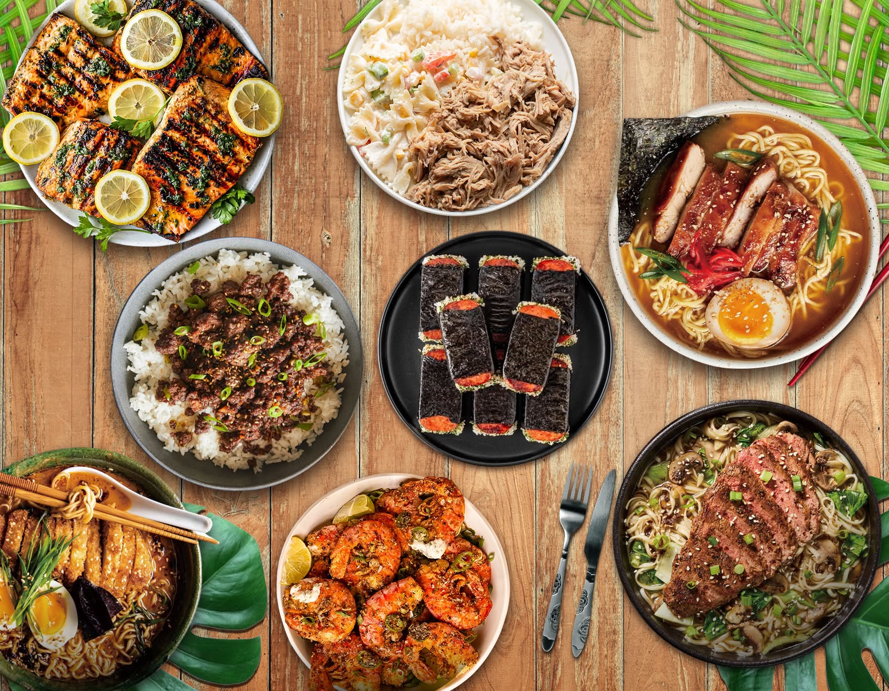 Order H@H hawaiian barbecue and ramen since 1991 (1411 W Sunset Blvd ...