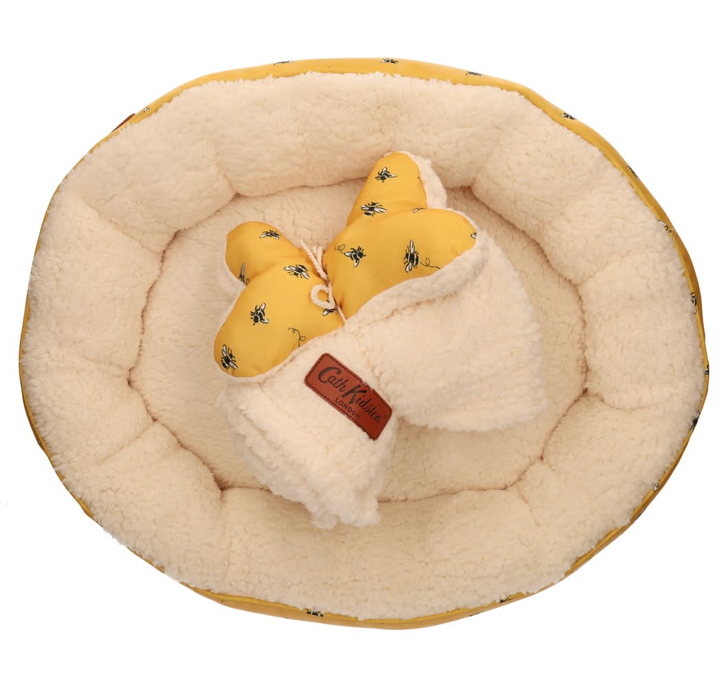 Cath Kidston Bees Cosy Dog Bed & Blanket Delivery Near Me | Order ...