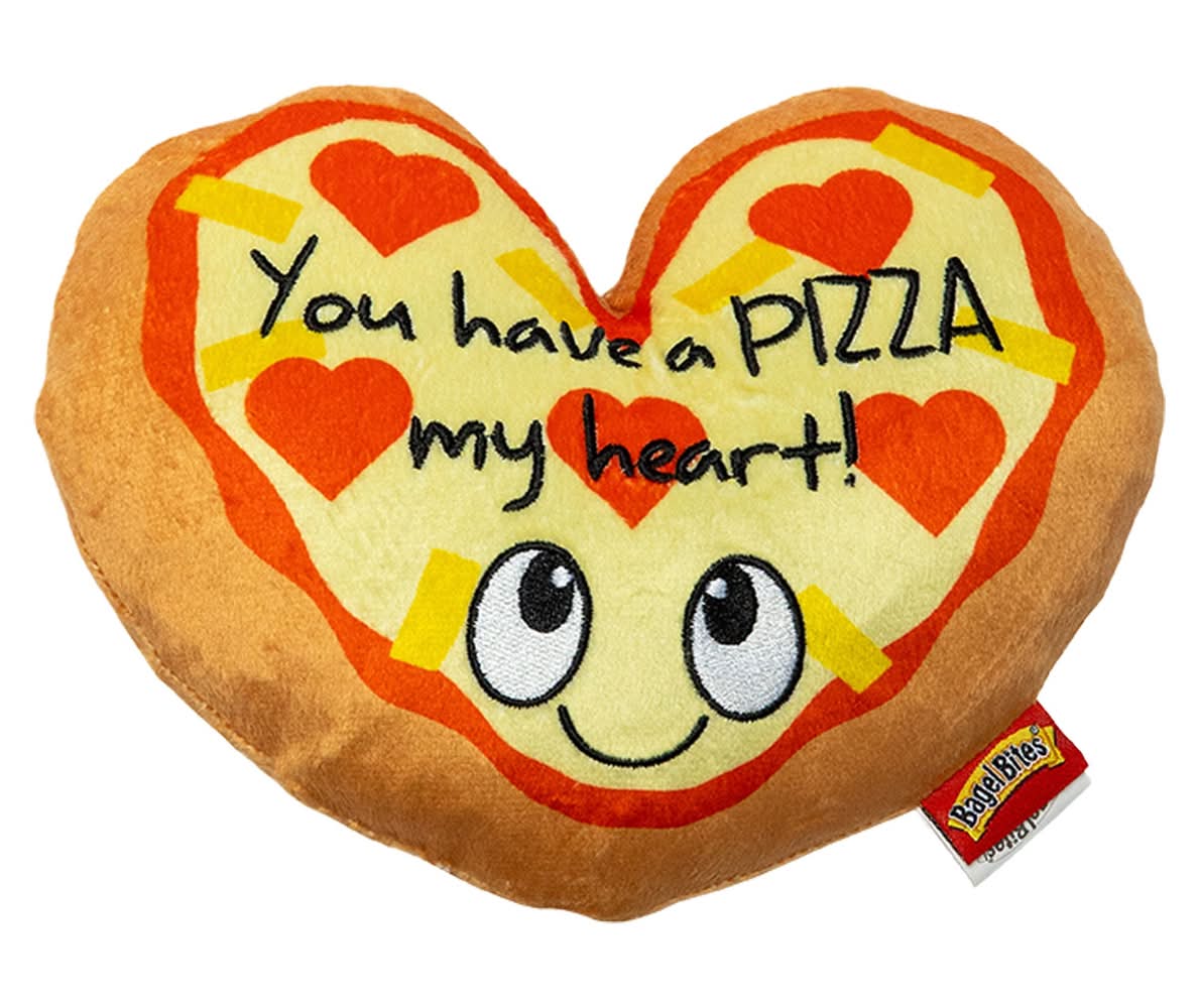 Joyhound® Valentines Day Bagel Bites Pizza Dog Toy (Color: Multi Color ...