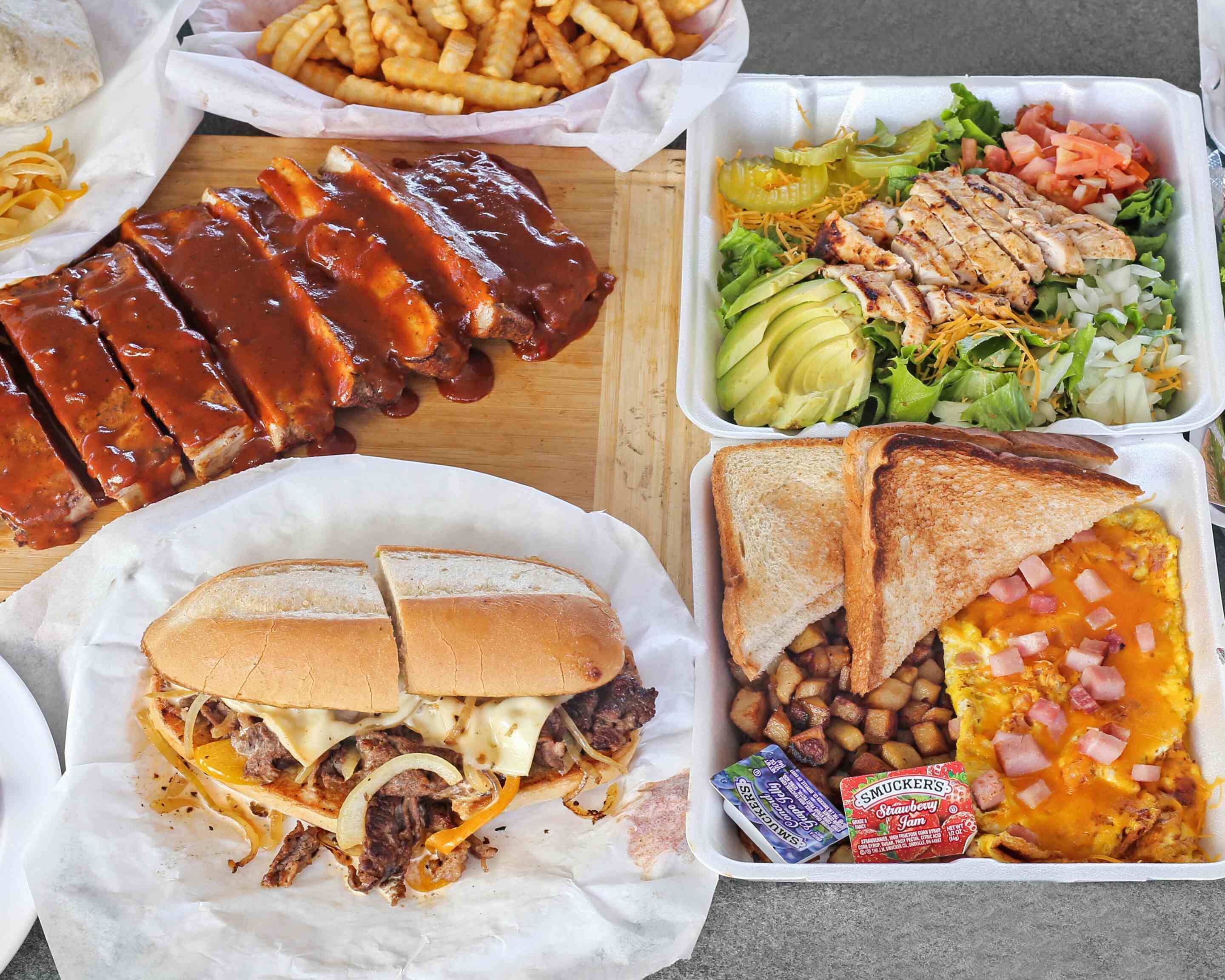 Order Rush Burger Grill - 2703 Foothill Blvd - Menu & Prices - Rialto ...